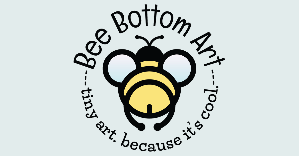tiny art... because it's cool - Bee Bottom Art